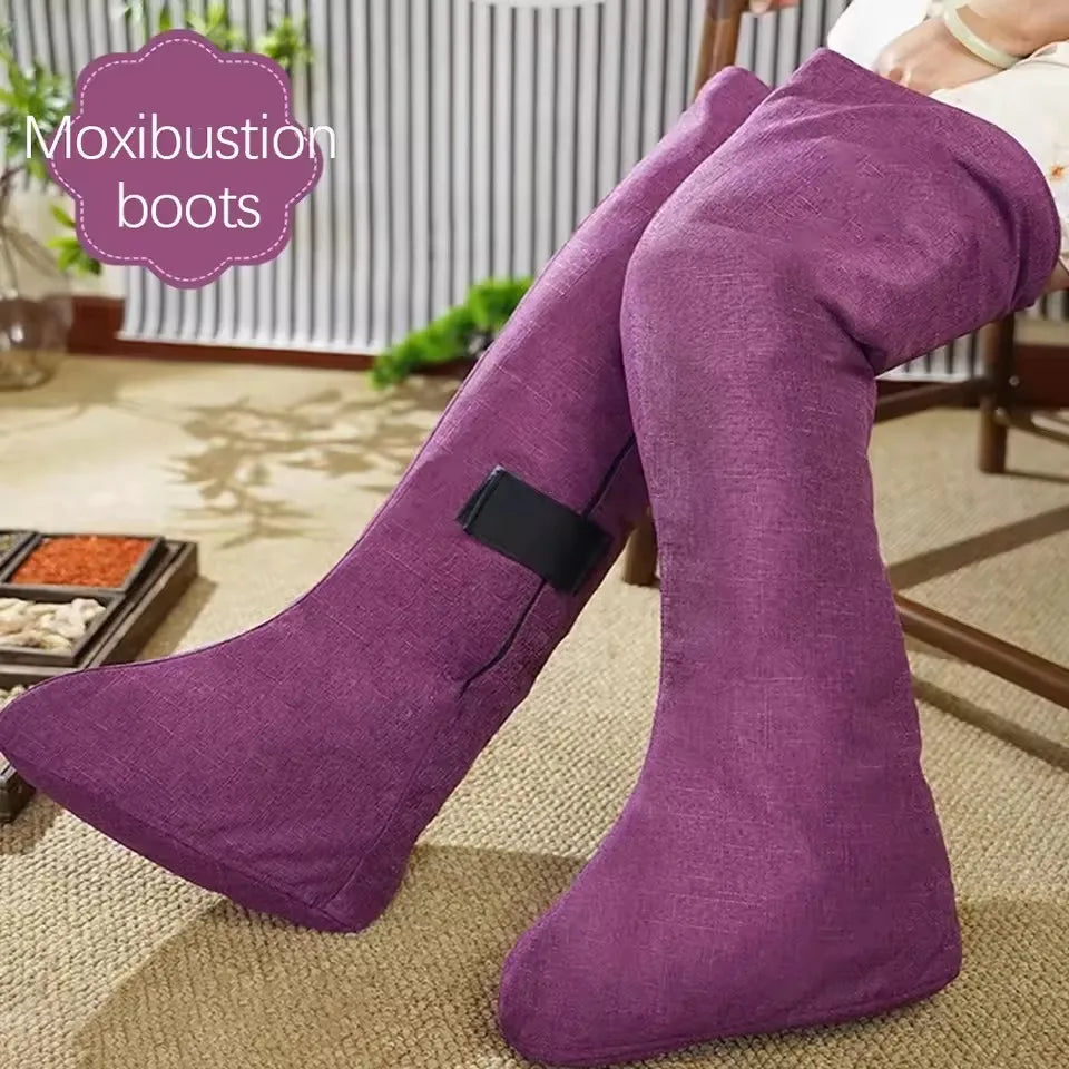 Electric Leg Massager Heat Compress Compression Foot Leg Recovery Boot ...